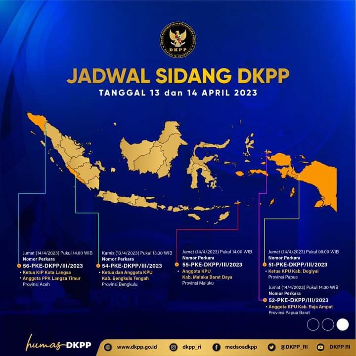 DKPP Akan Periksa Ketua KIP Kota Langsa Terkait Dugaan Pelanggaran Kode ... DKPP Akan Periksa Ketua KIP Kota Langsa Terkait Dugaan Pelanggaran Kode ...